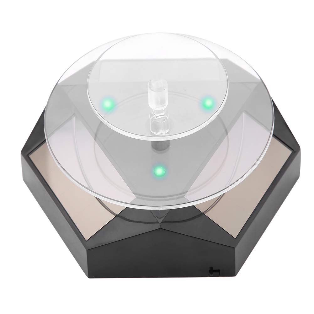 Amazon.com: Rotating Jewelry Display, 360 Rotating, Solar Power ...