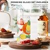 Amazon.com: Gveuwin 16oz Summer Iced Coffee Cup with Bamboo Lids and ...