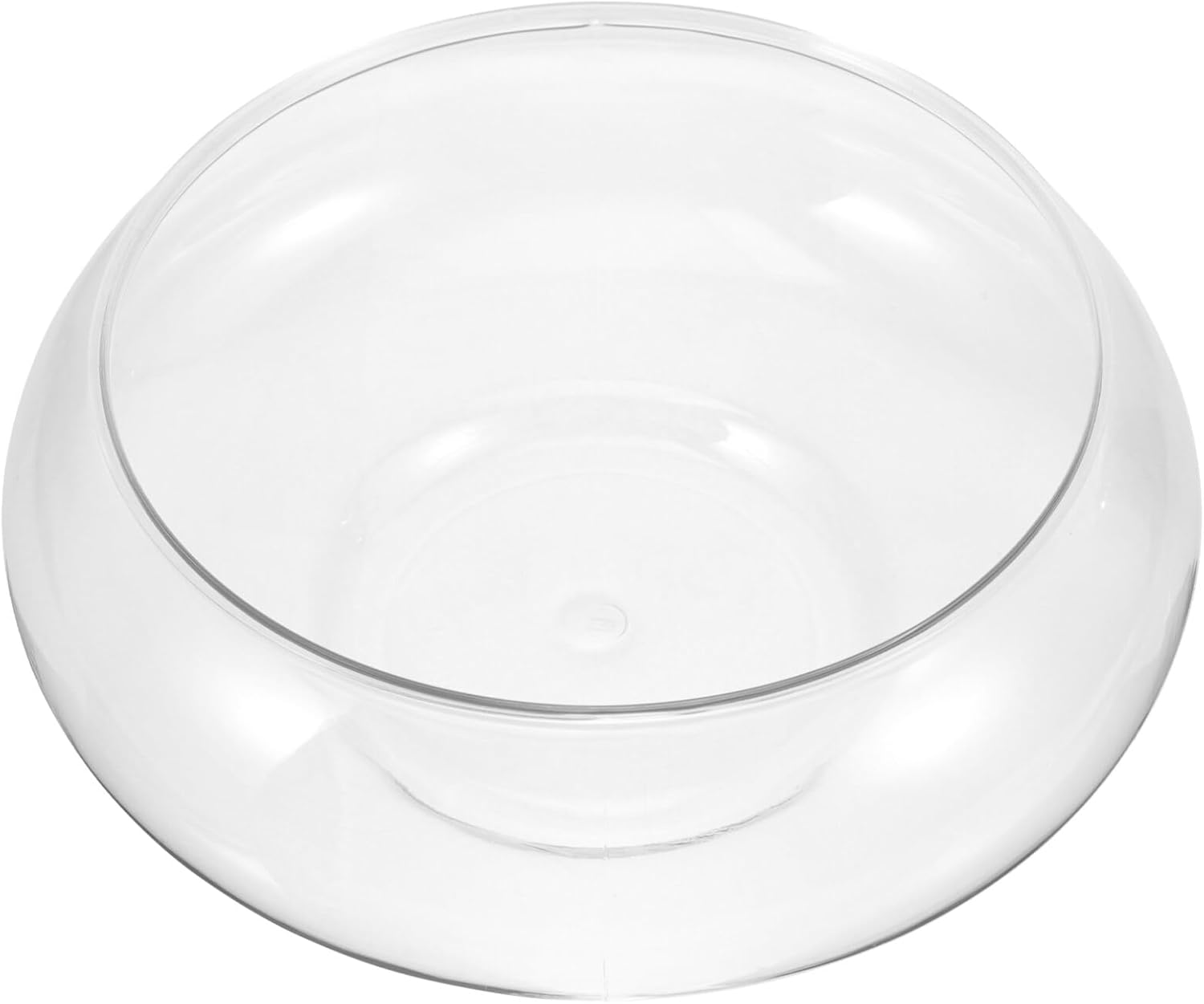 Amazon.com : Kisangel Plastic Fish Bowl Round Bubble Bowl 2800ml ...