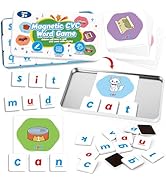 Amazon.com: Kasfalci CVC Puzzle Cards for Kids - CVC Word & Phonics ...