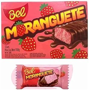 Caixa Bombom Moranguete 9g C/ 12 Unid 108g : Amazon.com.br: Alimentos e Bebidas