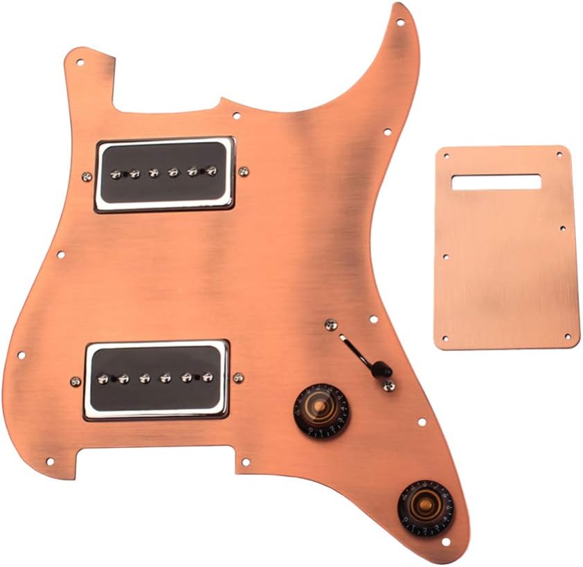 Amazon.com: Baosity 1x P90 Loaded Pickguard HH for ST Electric Guitar ...