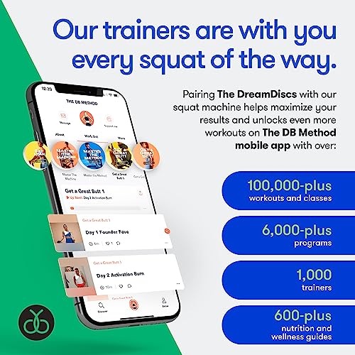 THE DB METHOD DreamDiscs Core Sliders for Work Out, Custom Full Body Ab ...