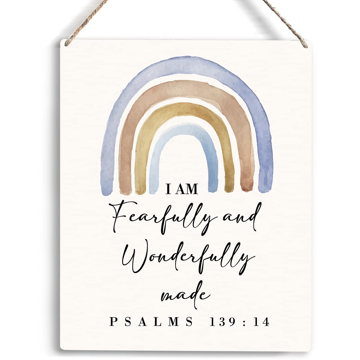 Amazon.com : Christian Wall Art I Am Fearfully And Wonderfully Made ...