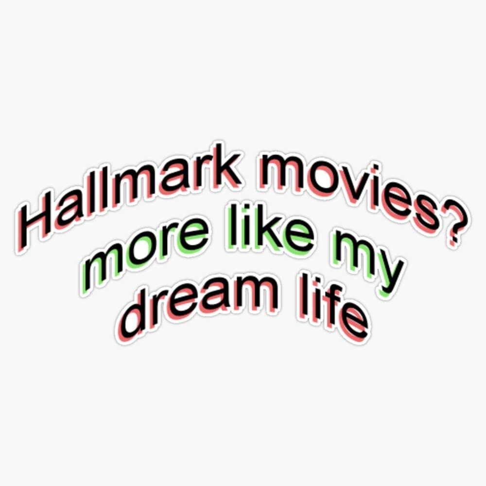 Amazon.com - Hallmark Movies Sticker Bumper Sticker Vinyl Decal 5