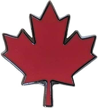 Canadian Maple Leaf Lapel Pin - 21 mm x 23 mm - Canada Pins - (10 pins ...