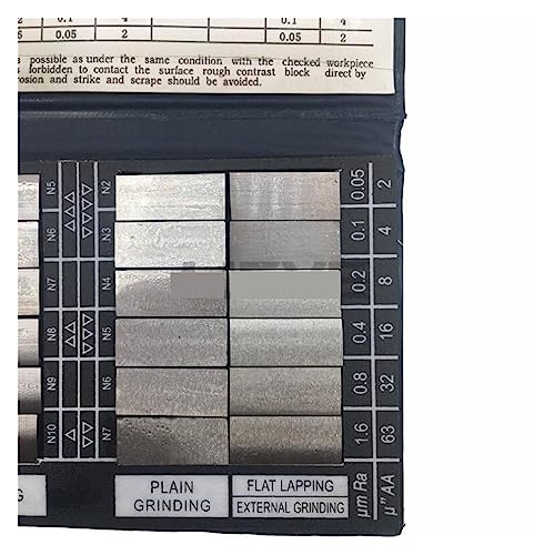 Gauge Block Set Surface Roughness Comparison Sample Block, Notebook ...