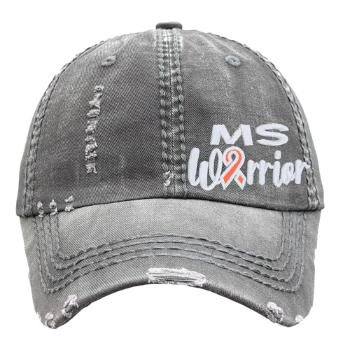 Amazon.com: Distinct Headwear Warrior Multiple Sclerosis MS Orange ...