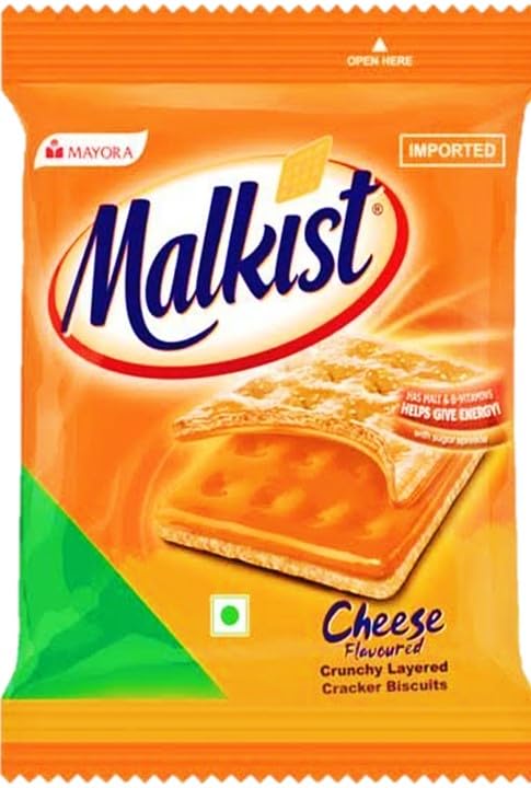 Malkist Cheese Crunchy Layered Crackers 15g Humarabazar : Amazon.in ...