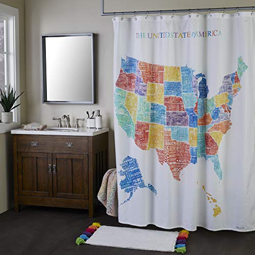 The 29 Best Maps Shower Curtains of 2025 [Verified] - Cherry Picks