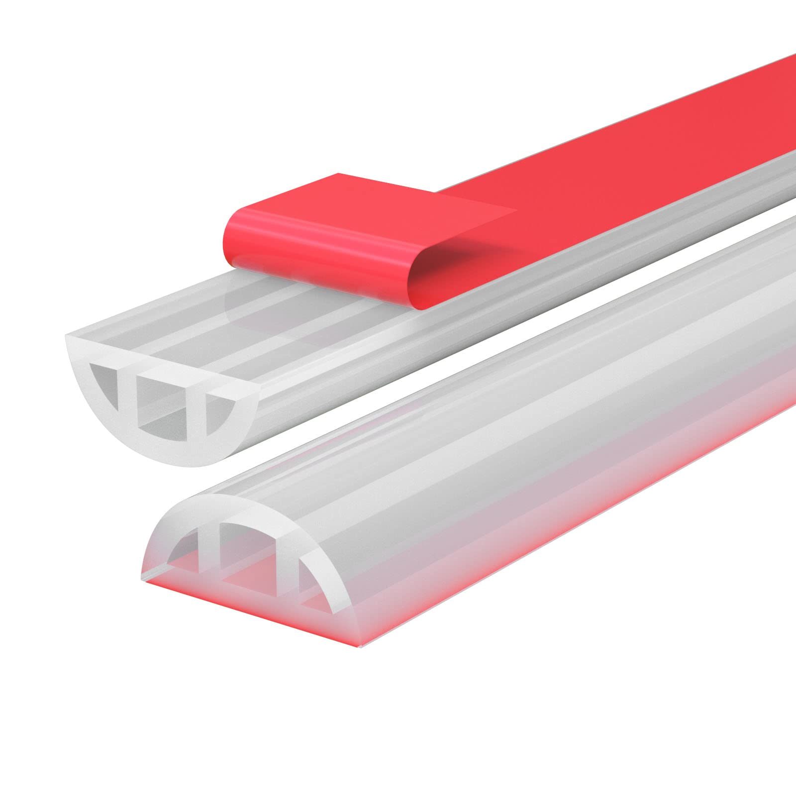 98" Shower Threshold Water Dam, Self-Adhesive Shower Barrier and ...