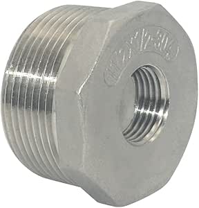 Amazon.com: IYOHHAR Reducing Hex Bushing, 1-1/2" Male NPT to 1/2 ...