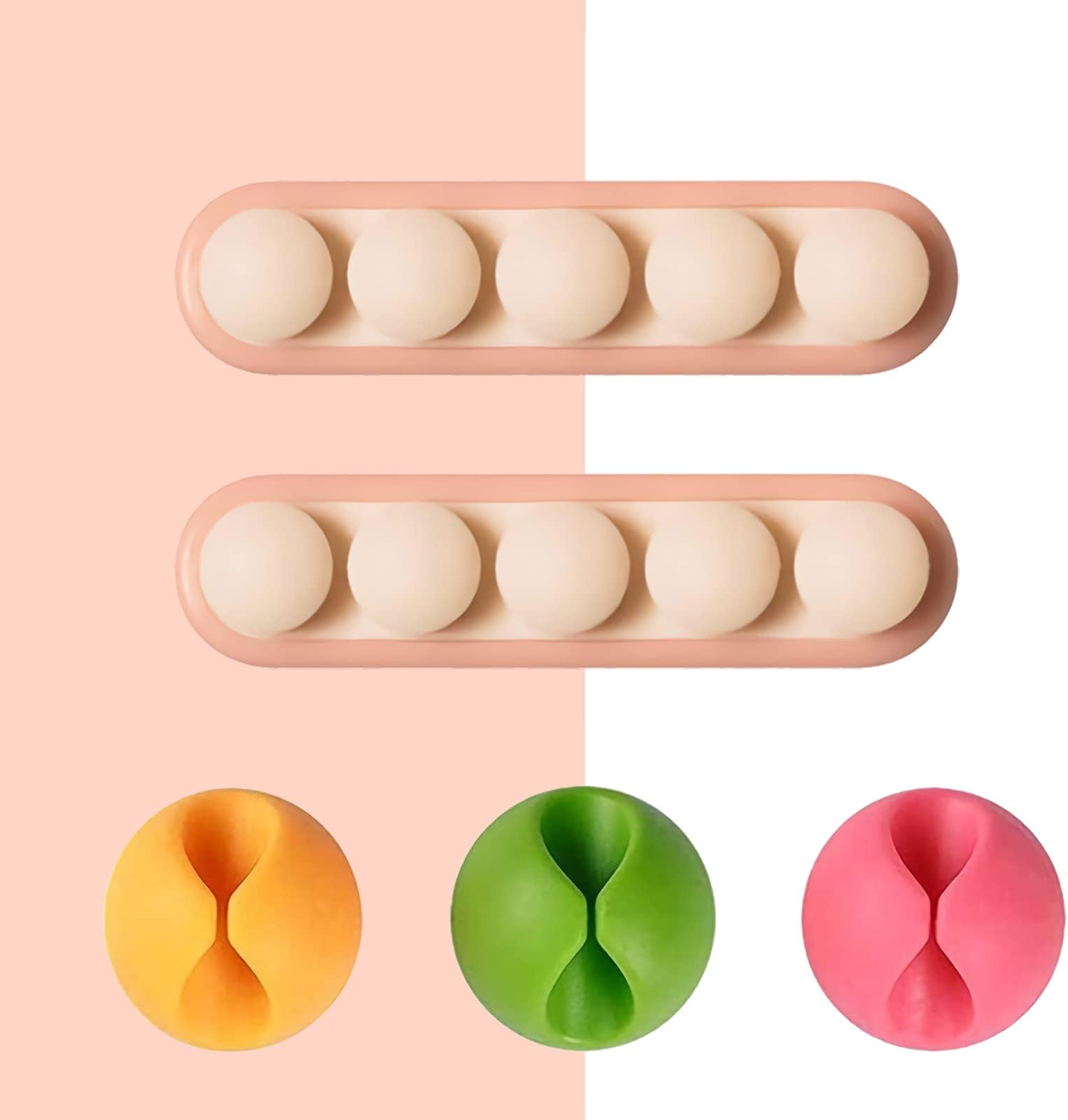 Amazon.com: SmiLife Cord Holder for Desk, Cable Management Clip ...