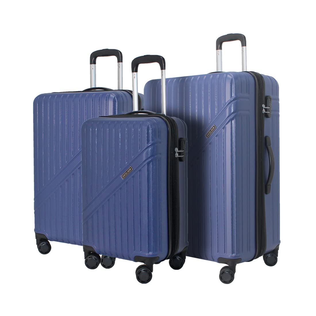 PRIMICIA EXCELSIOR practical PC+ABS suitcase Spinner Wheels scratch ...