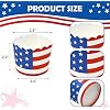 Amazon.com: 150 Pcs Patriotic Paper Baking Cups American Flag Cupcake ...