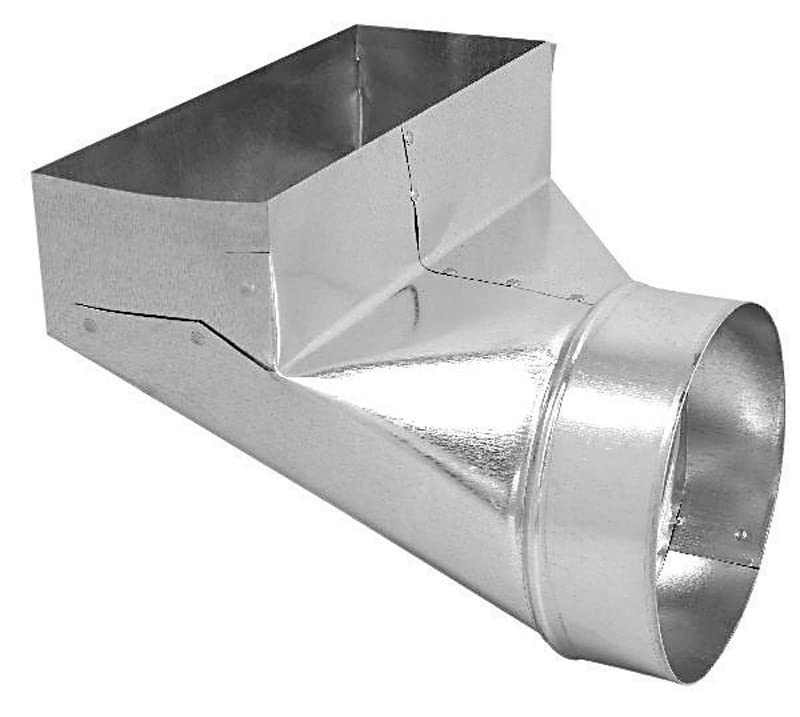 HVAC Galvanized Register Boot, 2-1/4 x 12 to 6-In. - Amazon.com