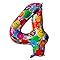 Amazon.com: Number 7 Balloons Rainbow Seven Balloon for 7 Year Old ...
