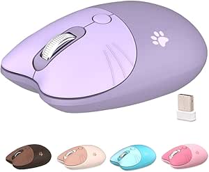 Smile dolL Wireless Silent Mouse, Light and Portable, Compatible with ...