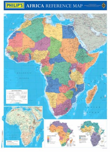 Philip's Africa Reference Map (Political) by - Amazon.ae