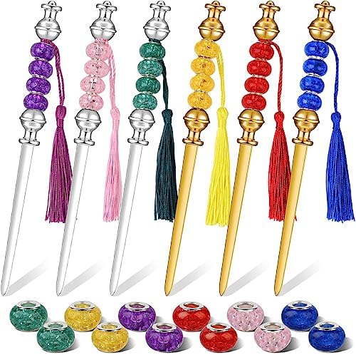 Amazon.com : Set of 6 Beaded Letter Opener with Tassels,36 Assorted ...