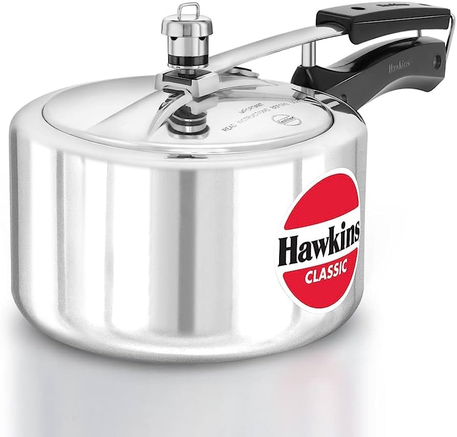 Buy Hawkins Aluminium 2 Litre Classic Pressure Cooker, Tall Design ...