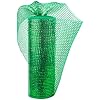 Amazon.com: HUIHUANG Emerald Green Deco Mesh 10 inch Deluxe Wide Foil ...