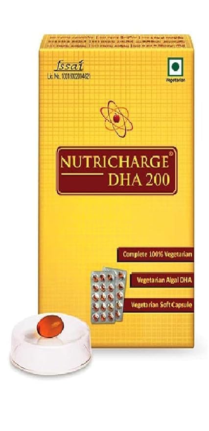 Nutricharge DHA 200mg BY RCM PACK OF 1 : Amazon.in: Health & Personal Care