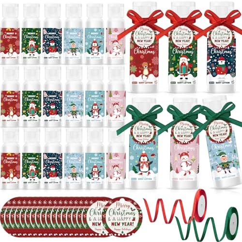 Amazon.com : 24 Set Christmas Hand Cream Gift Moisturizing Hand Lotion ...