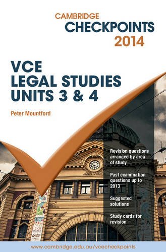 Amazon.com: Cambridge Checkpoints VCE Legal Studies Units 3 and 4 2014 ...