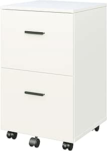 2 Drawer Mobile File Cabinet, Rolling Office Filing Cabinets With ...