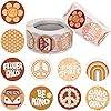 Amazon.com: Groovy Party Decorations-500pcs Peace Sign Hippie Stickers ...