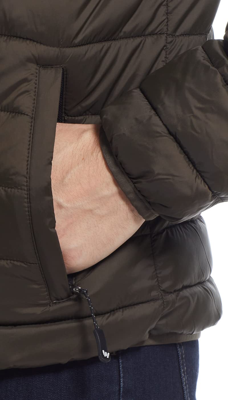 Snapklik.com : Weatherproof Mens Puffer Jackets - Packable Travel Neck ...