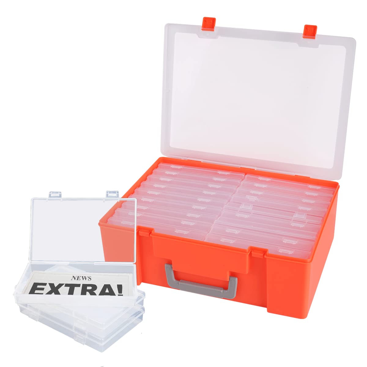 Buy Genround Photo Storage Box 4" x 6", 18 Inner Photo Keeper Photo ...