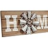 Amazon.com : SOFE Farmhouse Metal Windmill Home Sign Wall Decor 15 ...