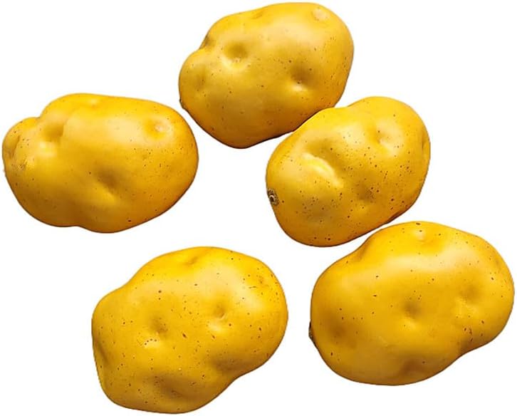 Amazon.com: Ebonee Artificial Simulation Fake Potatoes Vegetables for ...