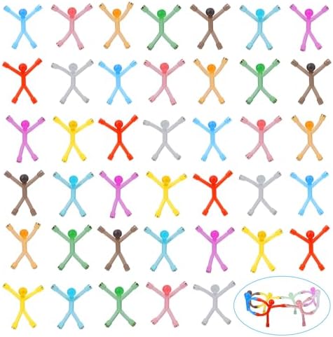 Amazon.com: 10pcs Mini Man Magnetic Toy, Flexible Rubber Magnet Men Toy ...