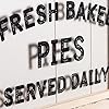 Amazon.com: Fresh Baked Pies Served Daily Sign Wood Kitchen Sign Wall ...