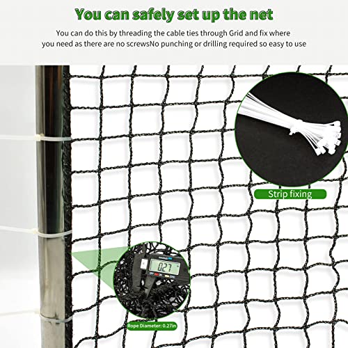 Snapklik.com : AKOZLIN 10x10ft Baseball Batting Training Net Softball ...