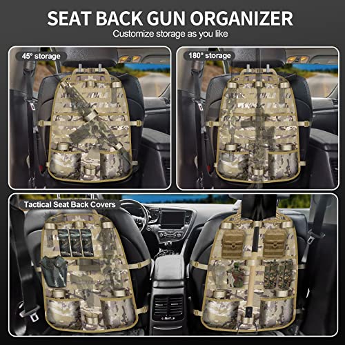 DZGKGM Seat Back Organizer Tactical Gun Rack-Hunting Gear Covers ...