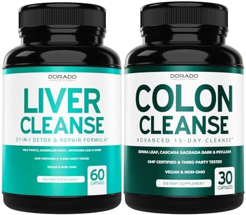 Amazon.com: Liver Cleanse Detox (60 Count) 27 in 1 Formula Liver Detox ...