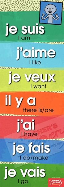 Amazon.com: Teacher's Discovery Super 7 1st Person Present French ...