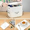 Amazon.com - AREYZIN Plastic Storage Baskets With Lid Organizing ...