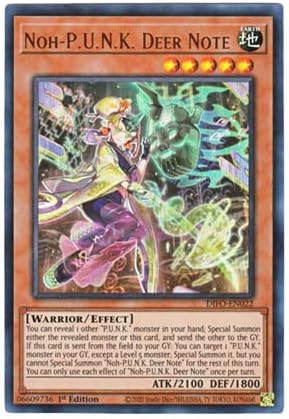 Amazon.co.jp: 遊戯王 英語版 DIFO-EN022 Noh-P.U.N.K. Deer Note No－P.U.N.K.ディア ...