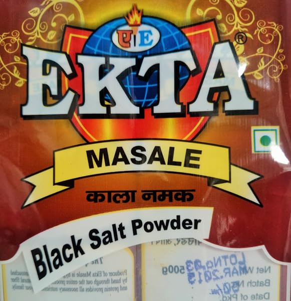 EKTA® - Natural (100%) Black Salt Powder (Kala Namak) Ultimate Taste ...