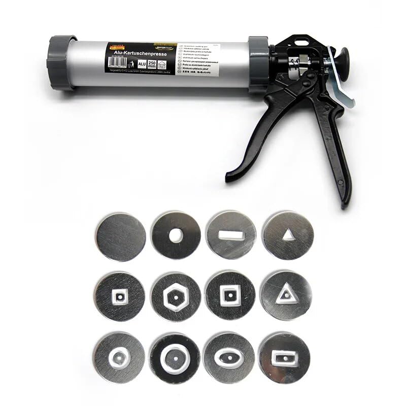 Amazon.com: Lovemine Versatile Clay Gun,Clay Extruder Gun w/12 ...