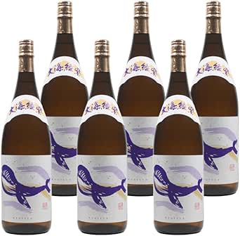 Amazon.co.jp: Sweet Potato Shochu Whale Bottle, Aya Murasaki, Black Koji, 25°, 60.9 fl oz (1,800 ...