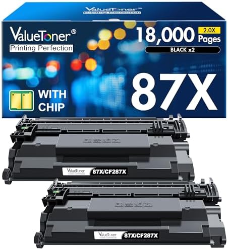 Amazon.com: Valuetoner 87X High Yield Black Toner Cartridge Replacement ...