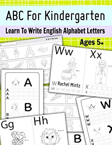 ABC For Kindergarten - Learn To Write English Alphabet Letters - Ages 5 ...
