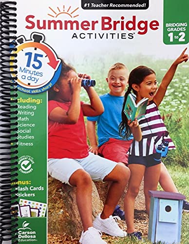 Summer Bridge Activities Workbook?Bridging Grades 1 to 2 in Just 15 ...