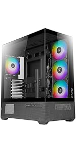 Amazon.com: AZZA CSAZ-290 Fighter/Gaming/ATX Mid-Tower/Computer Case ...